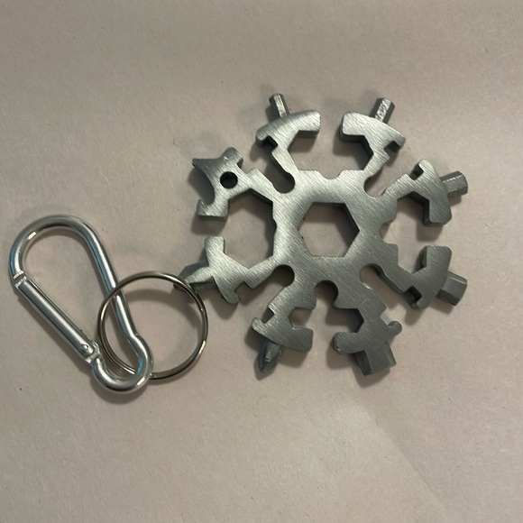 Accessories | 18in1 Snowflake Multitool Stainless Steel Multitool Key ...